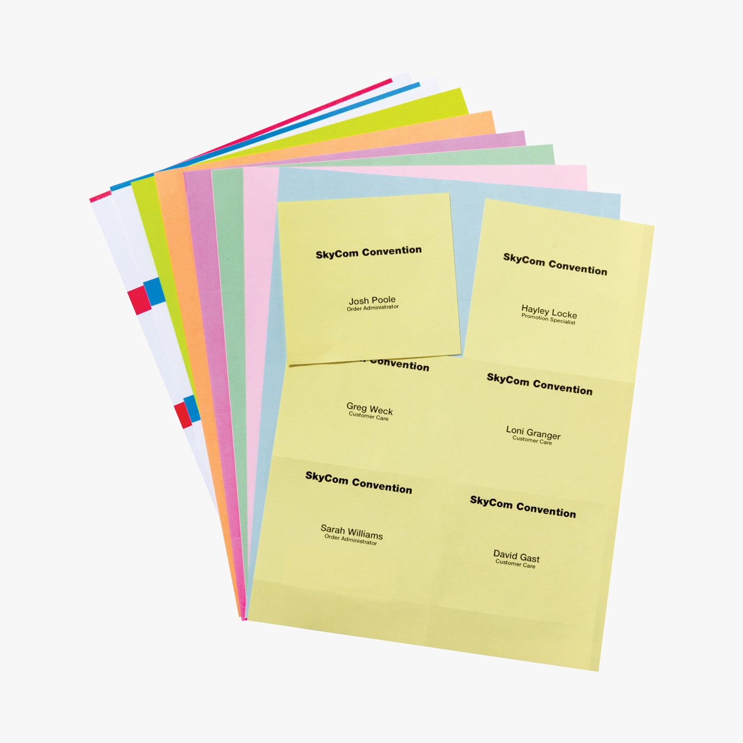 Classic Blank Insert Stock - 3 x 4 - Colors - Pack of 500 Inserts, A ...