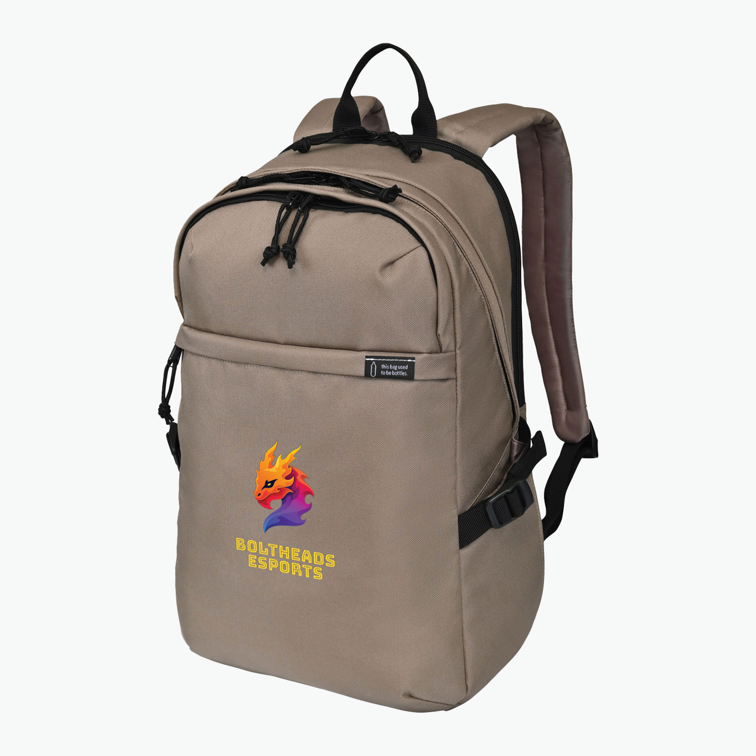 Renew rPET Laptop Backpack - Full Color, BKE-23008FC - Marco Promos