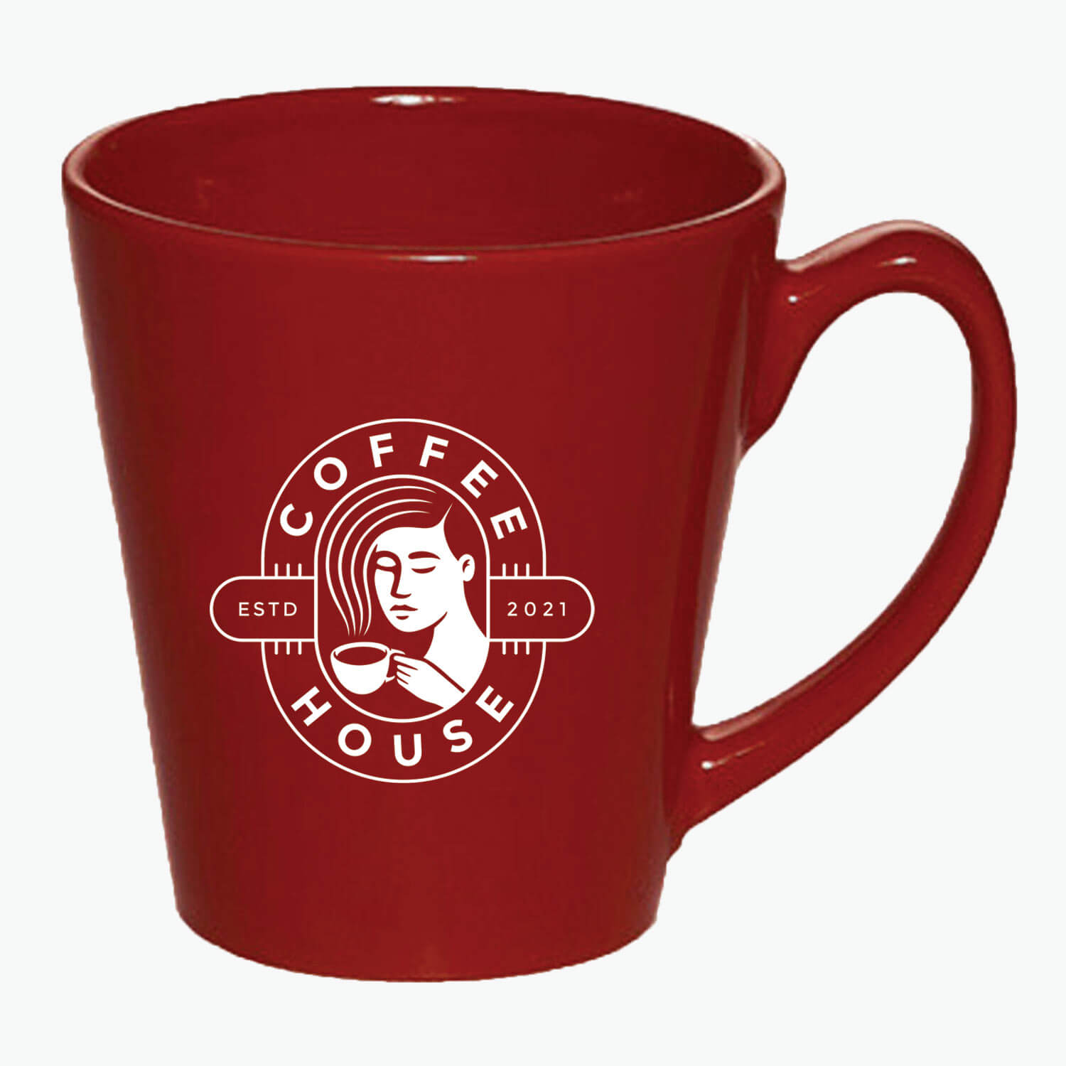 12 oz. Ceramic Latte Mug - Colors | Marco Promos