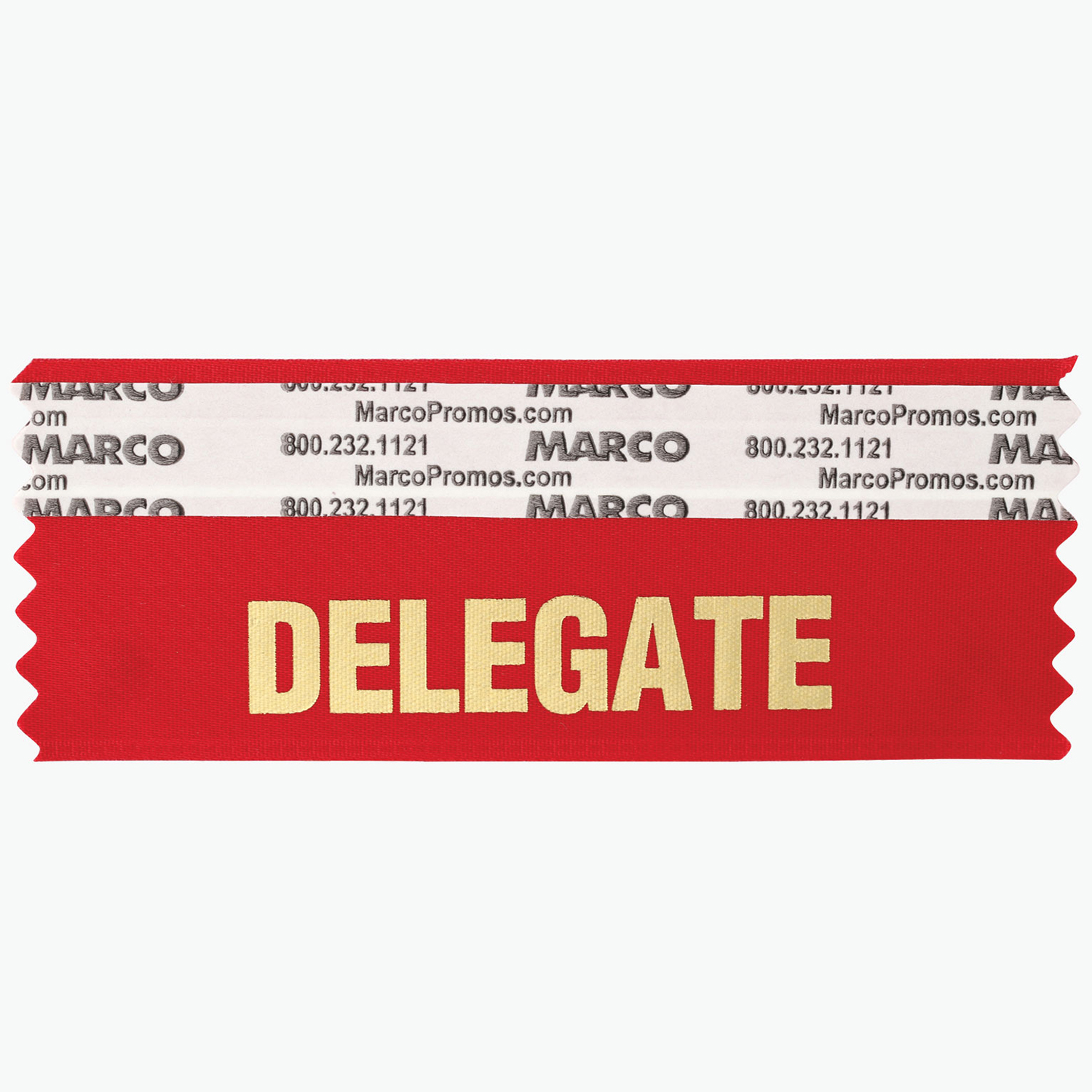 DELEGATE Ribbon - Horizontal, H1-DELEGATE - Marco Promos