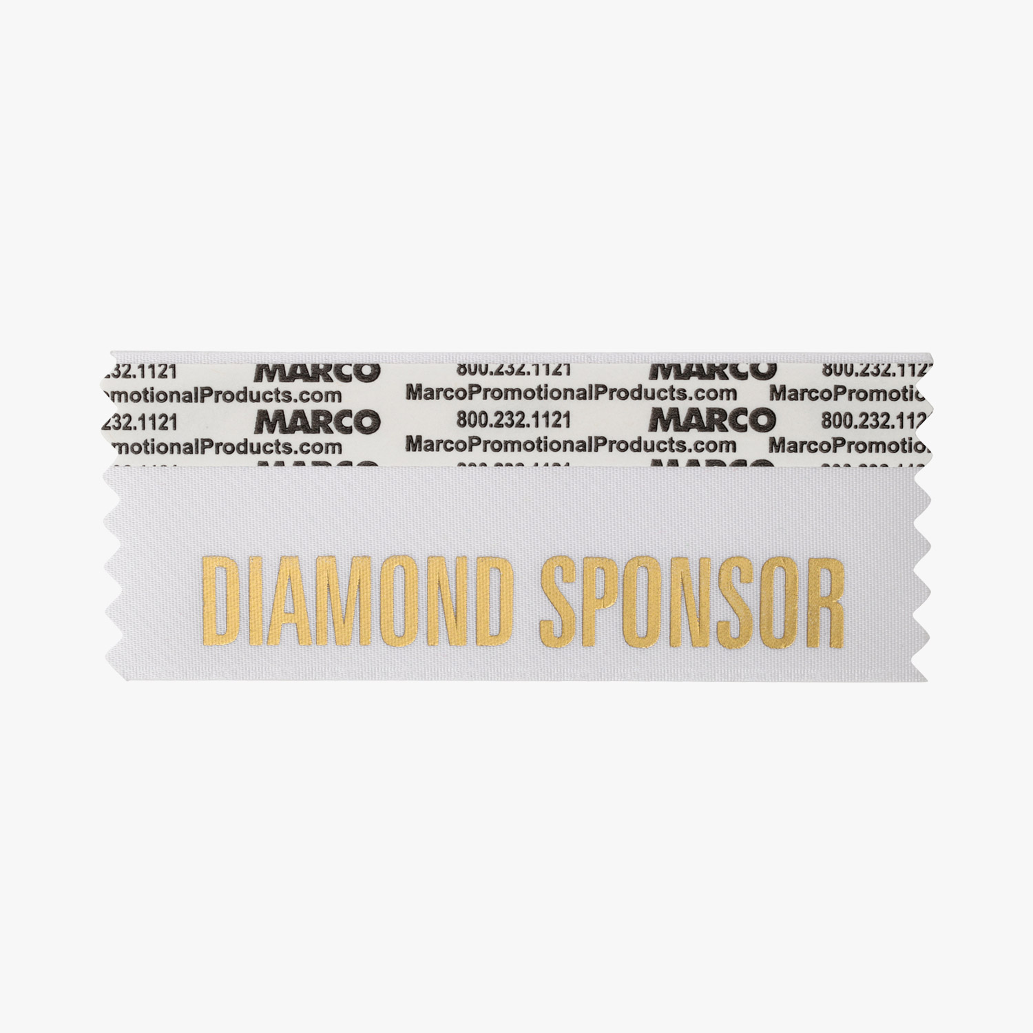 DIAMOND SPONSOR Ribbon - Horizontal, H1-DIAMONDSPONSOR - Marco Promos