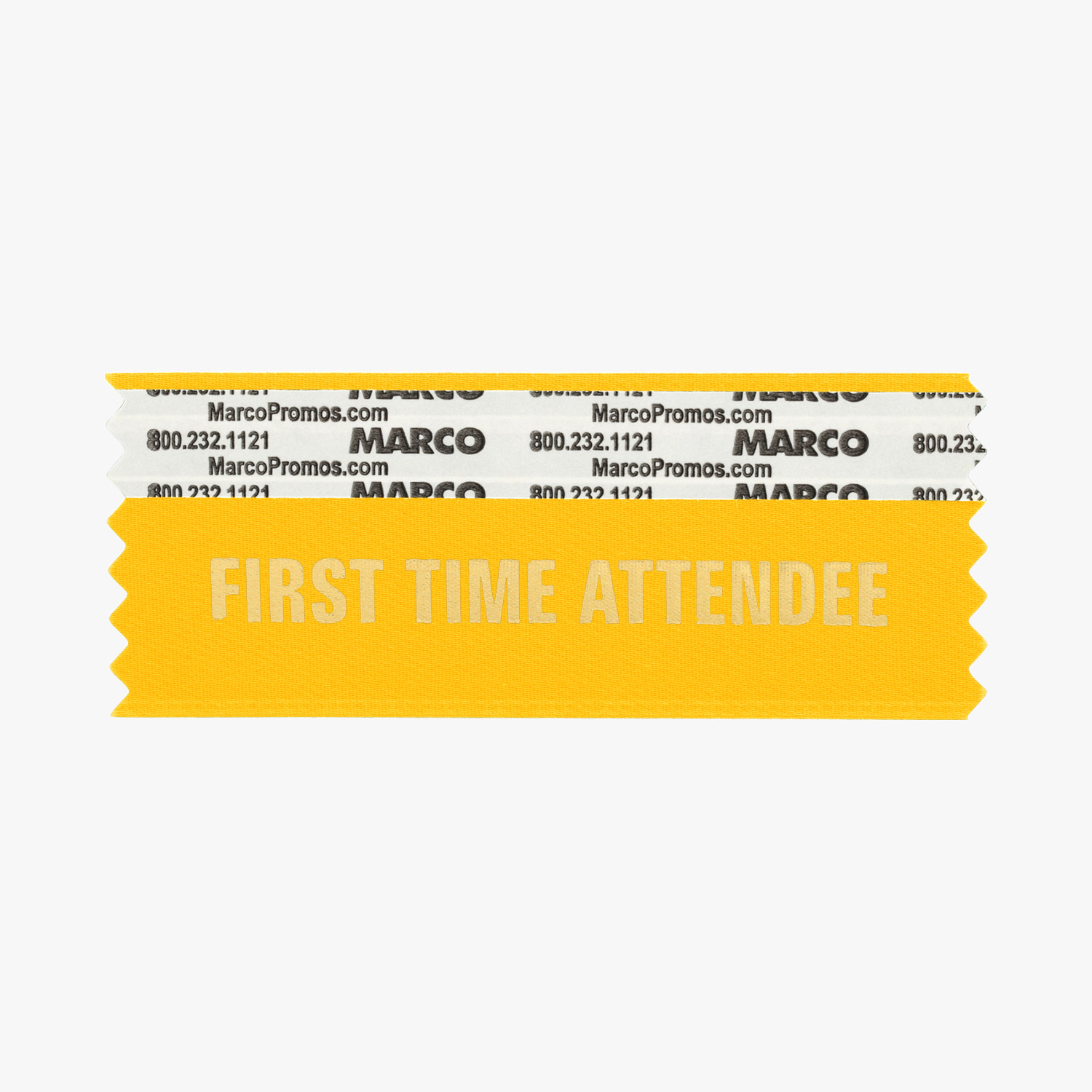 FIRST TIME ATTENDEE Ribbon - Horizontal, H1-FIRSTTIMEATT