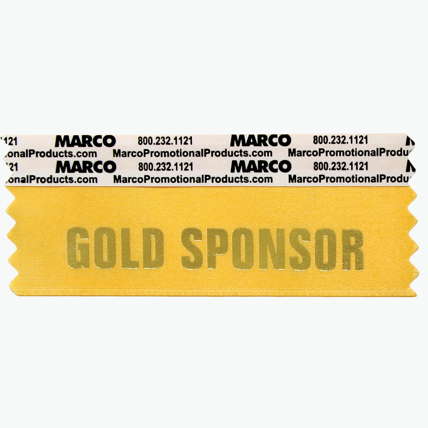 GOLD SPONSOR Ribbon - Horizontal, H1-GOLDSPONSOR