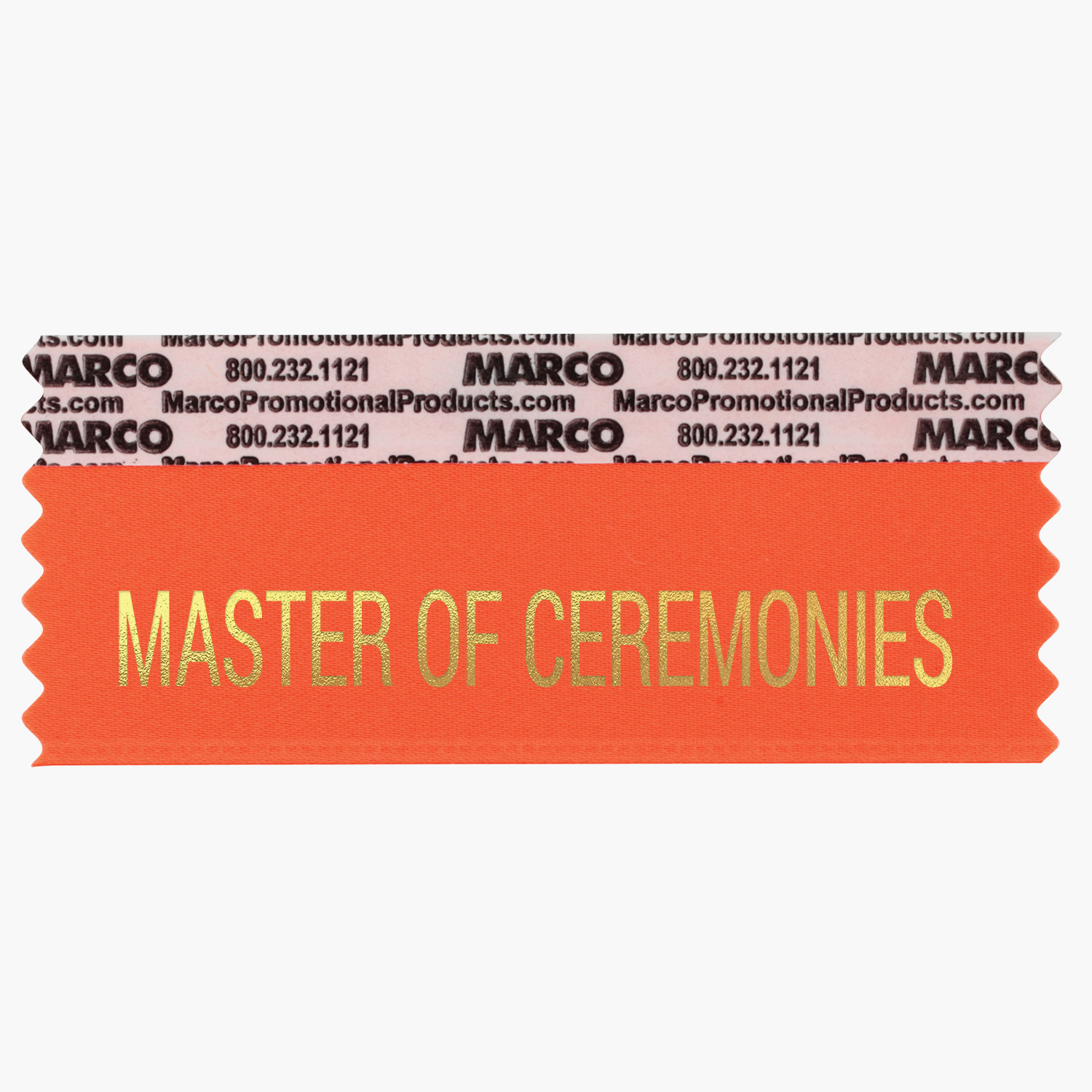 MASTER OF CEREMONIES Ribbon - Horizontal, H1-MASTEROFCERE