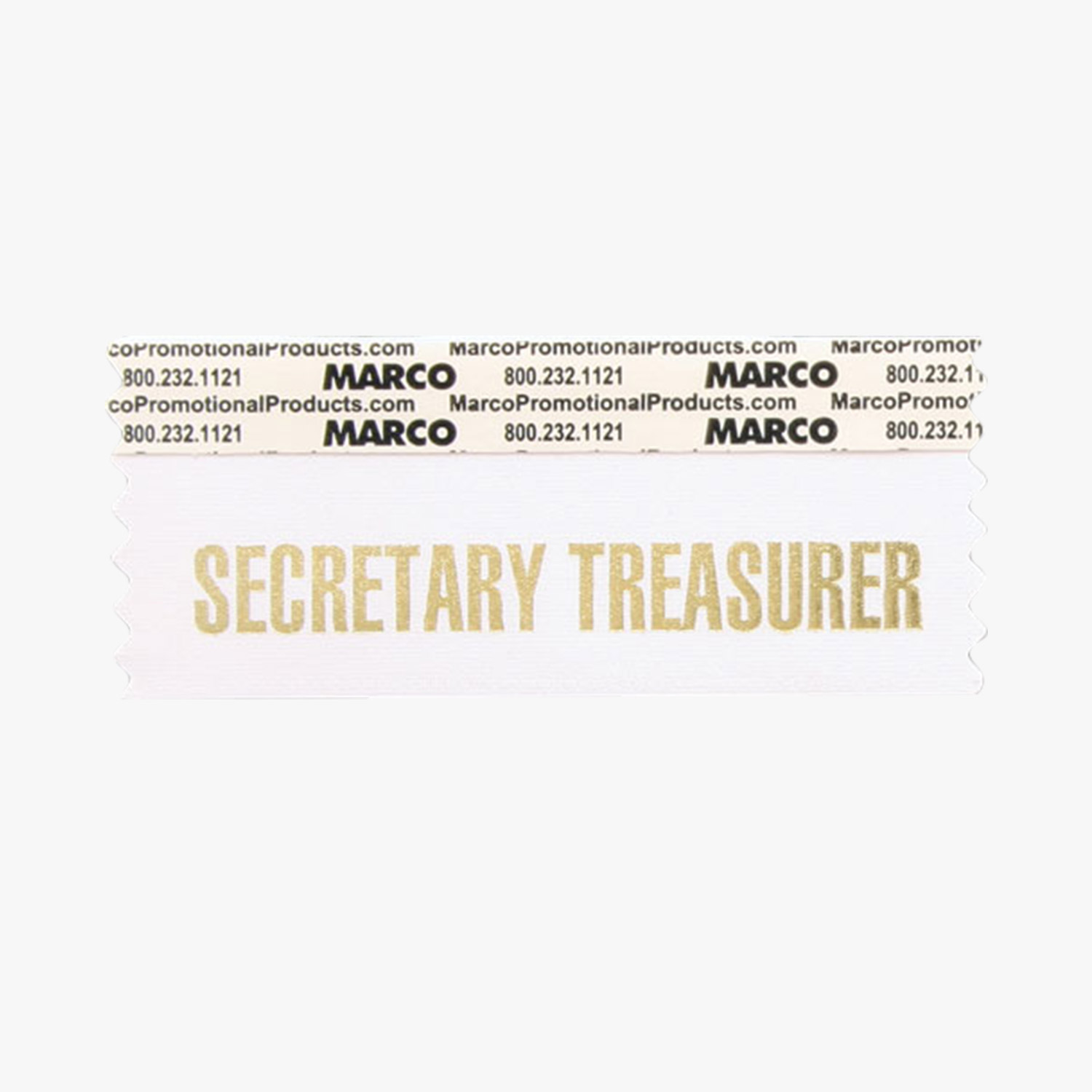 SECRETARY TREASURER Ribbon - Horizontal, H1-SECRETARYTREAS