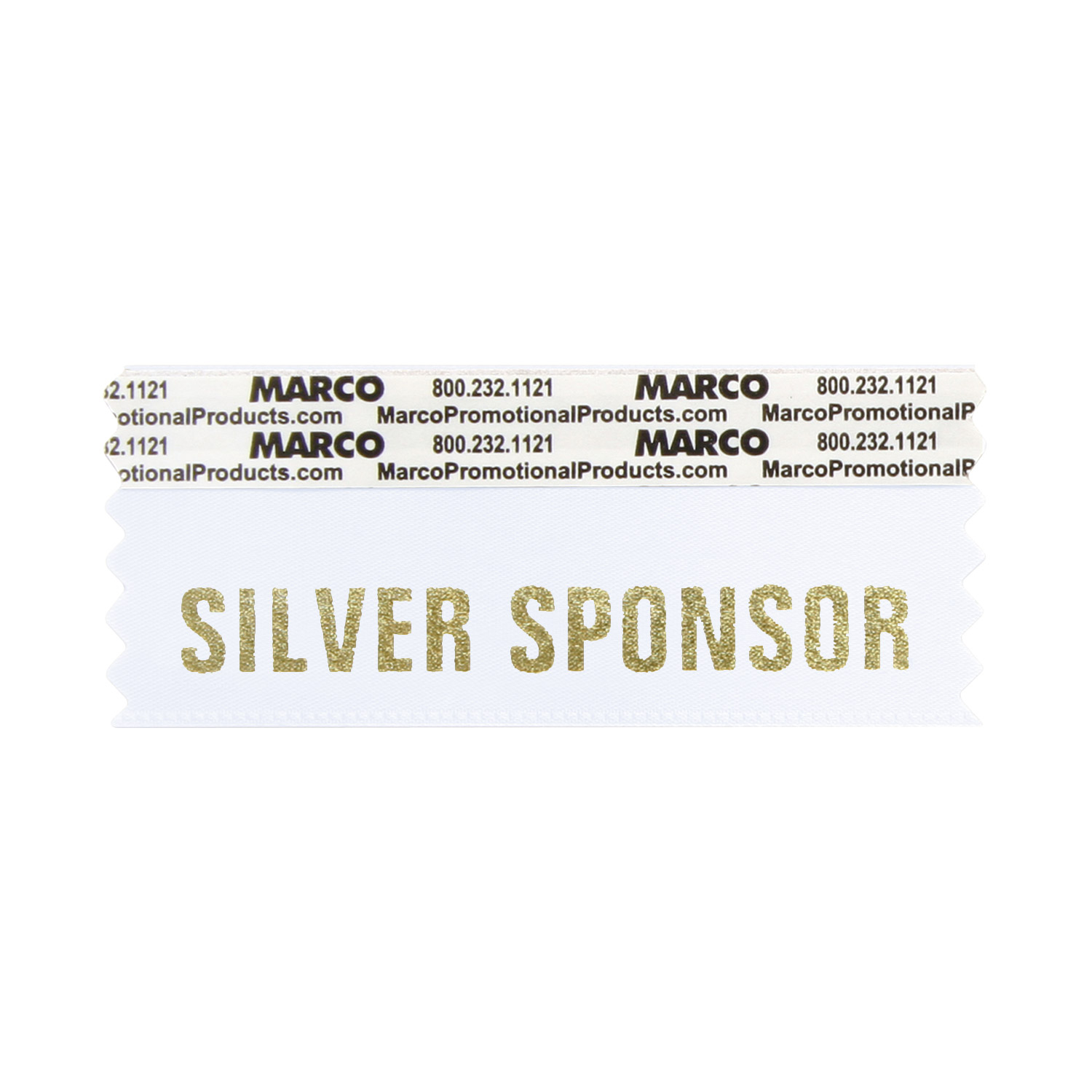 SILVER SPONSOR Ribbon - Horizontal, H1-SILVERSPONSOR