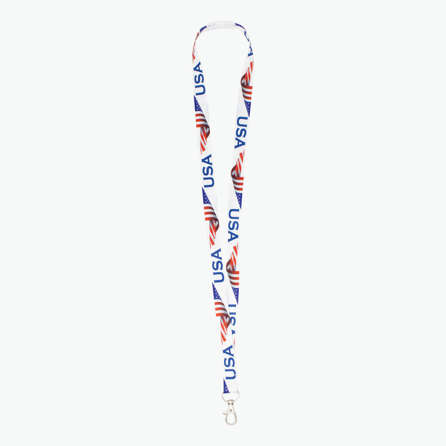 5/8 USA Flag Patriotic Pre-Printed Lanyard with Breakaway, LY-23000 ...