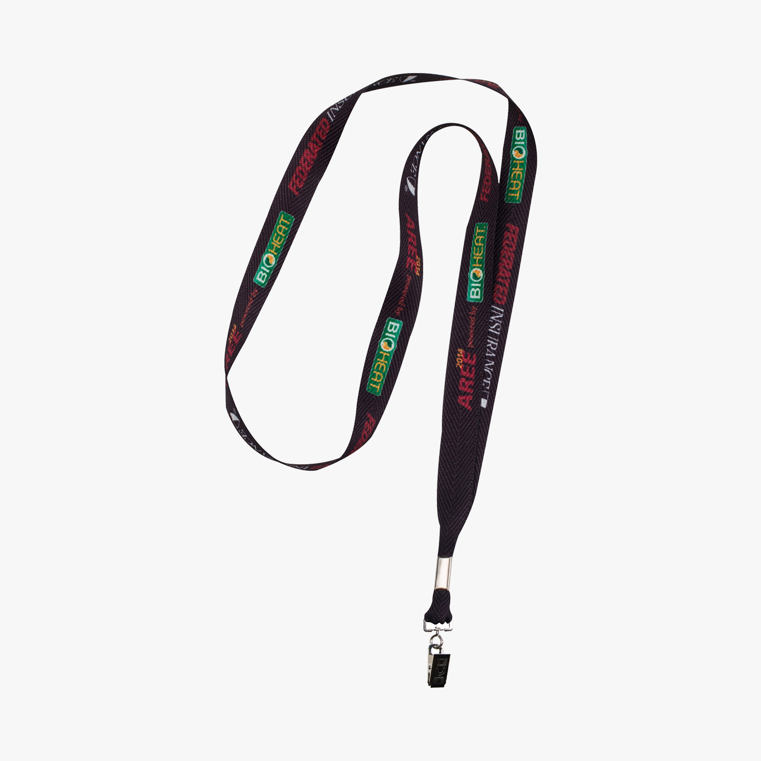 5/8 Full Color Poly Ribbon Lanyard - Swivel Bulldog Clip, LY-1003BC ...