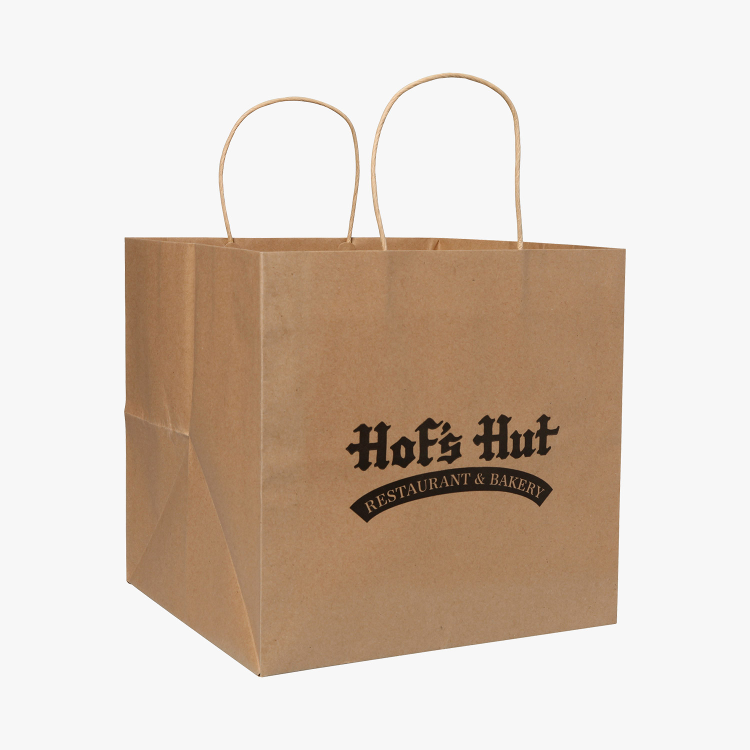 Brown Kraft Wide Gusset Paper Bag - 10 x 10, PAE-18012 - Marco Promos