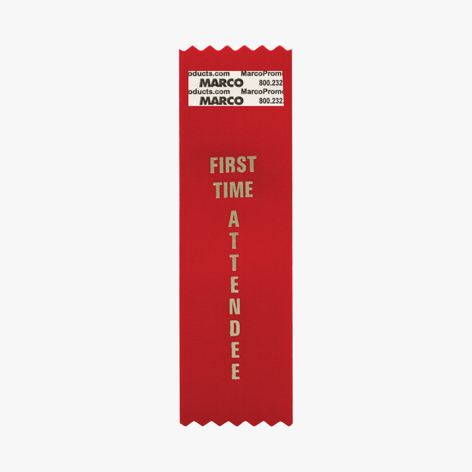 FIRST TIME ATTENDEE Ribbon - Vertical, V1-FIRSTTIMEATT