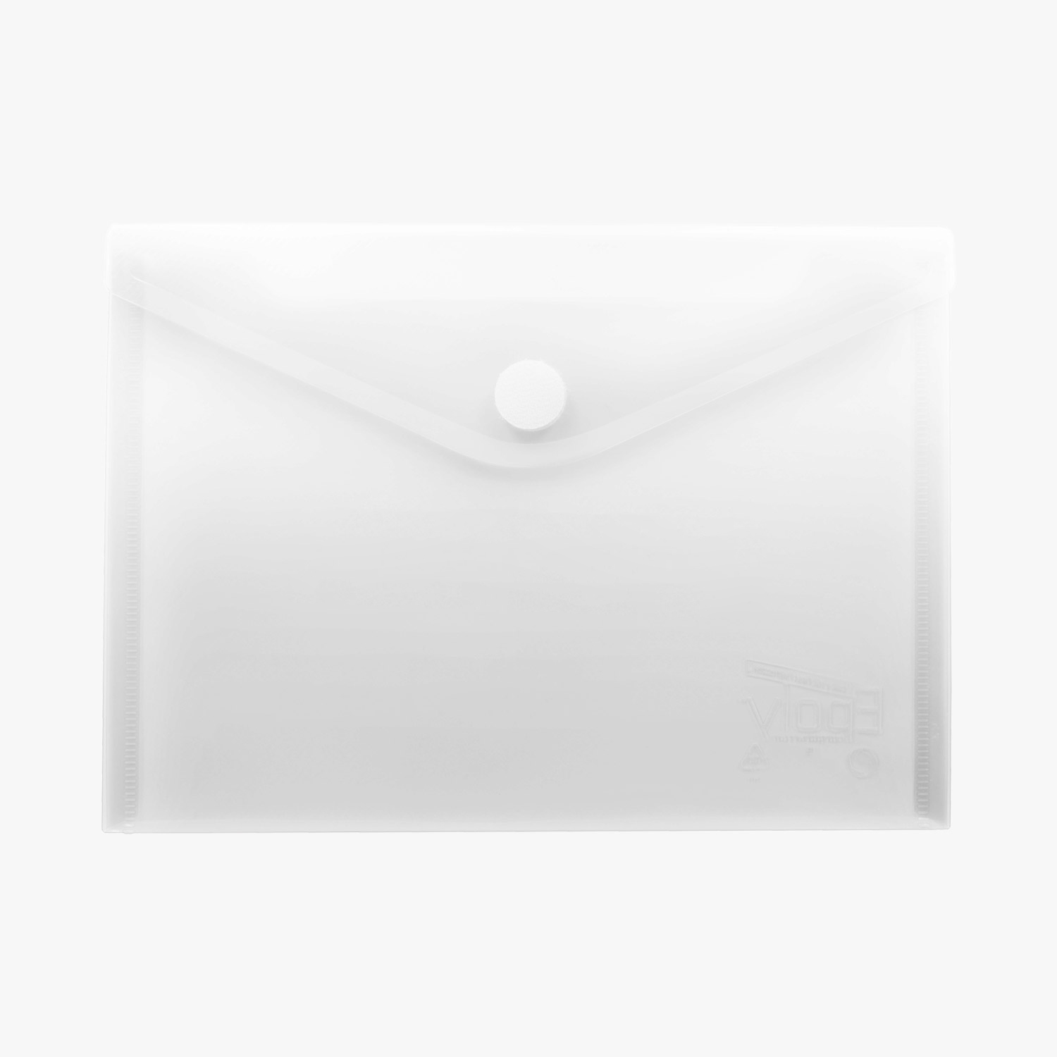 Translucent Poly Document Envelope with Velcro Closure - Blank - 7 x 9 ...