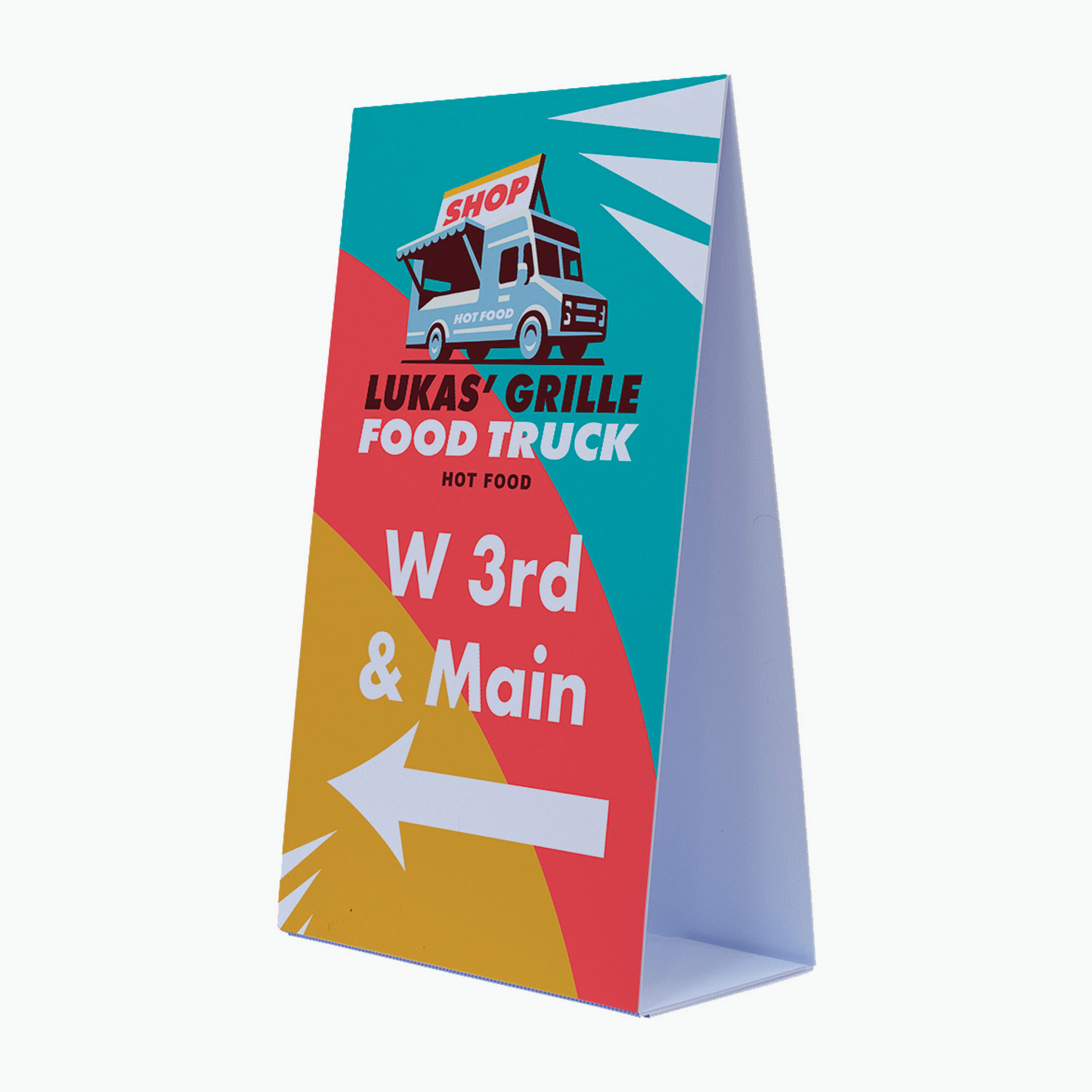 Corrugated A-Frame Signs - Set of 2, DY-21007 - MARCO Promos
