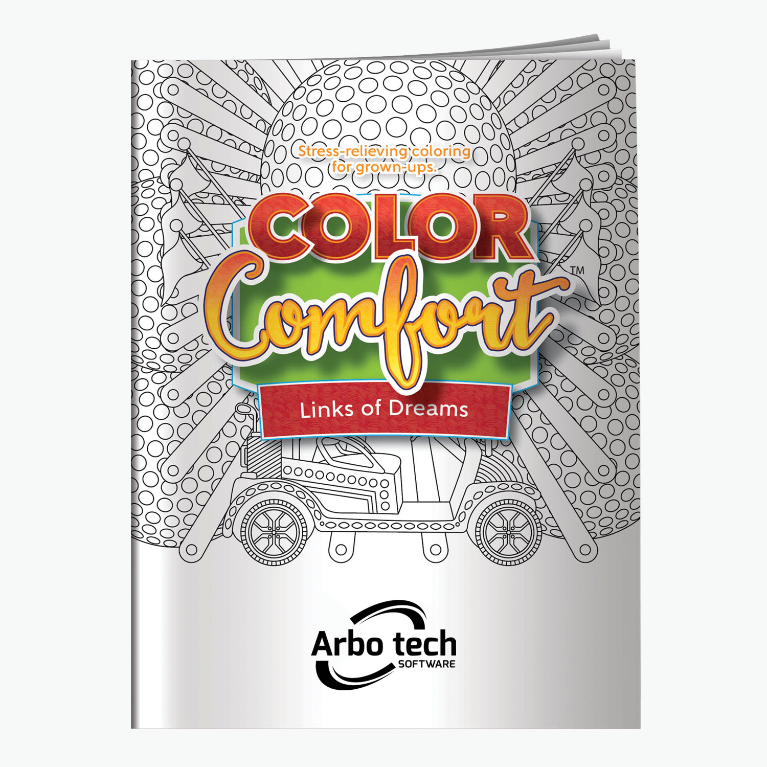 Color Comfort Coloring Books for Adults, GA-16020 - Marco Promos