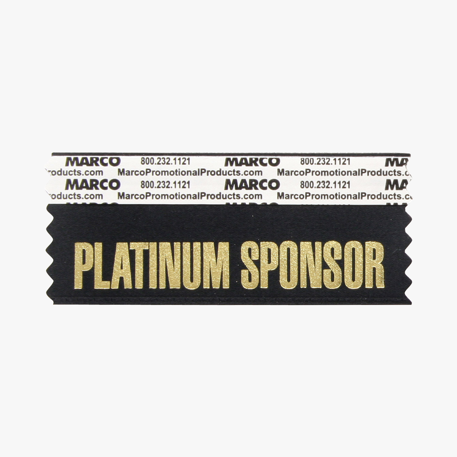 PLATINUM SPONSOR Ribbon - Horizontal, H1-PLATINUMSPON