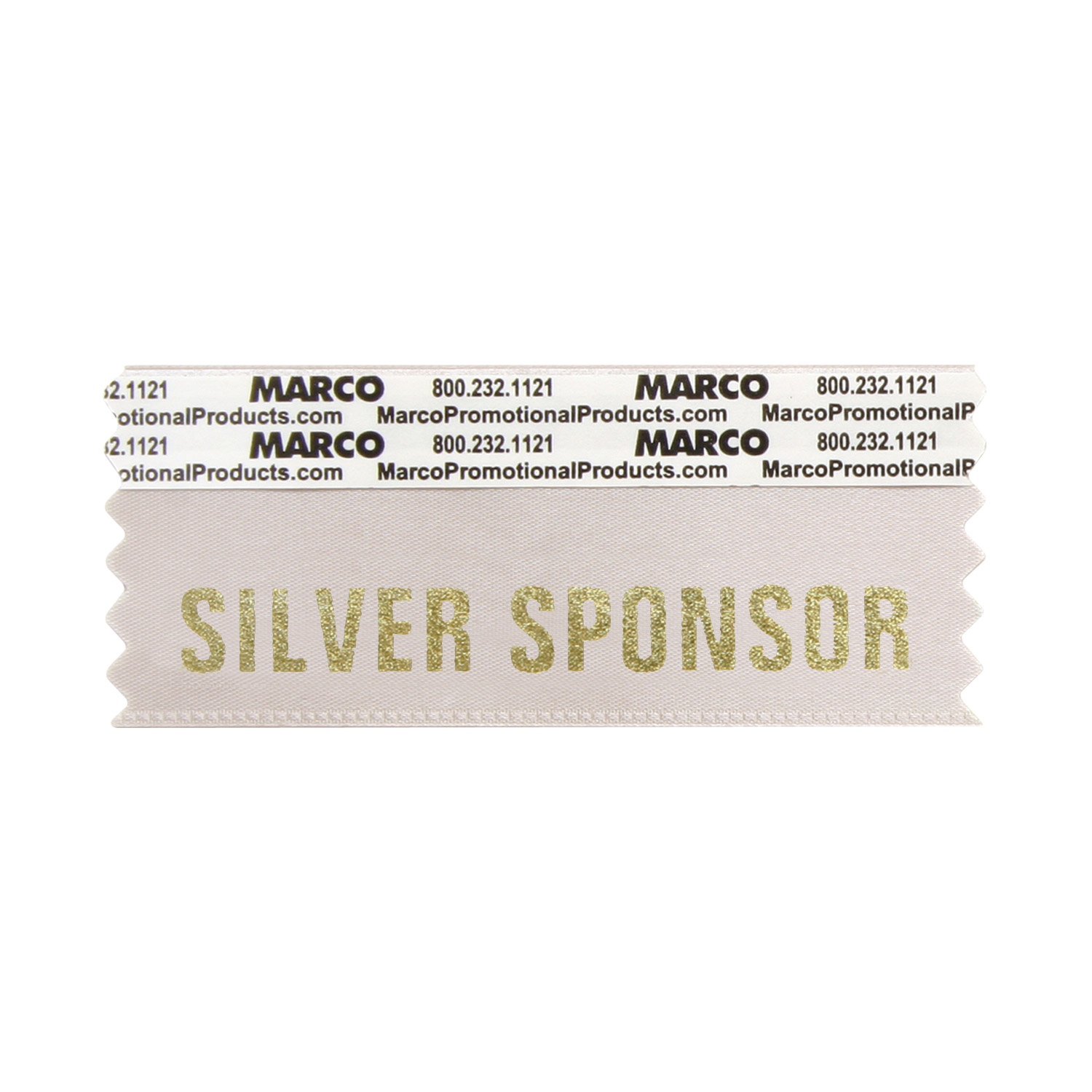 SILVER SPONSOR Ribbon - Horizontal, H1-SILVERSPONSOR
