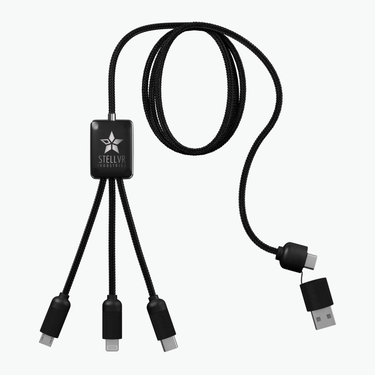 Light-Up Logo 5-in-1 Charging Cable | Marco Promos