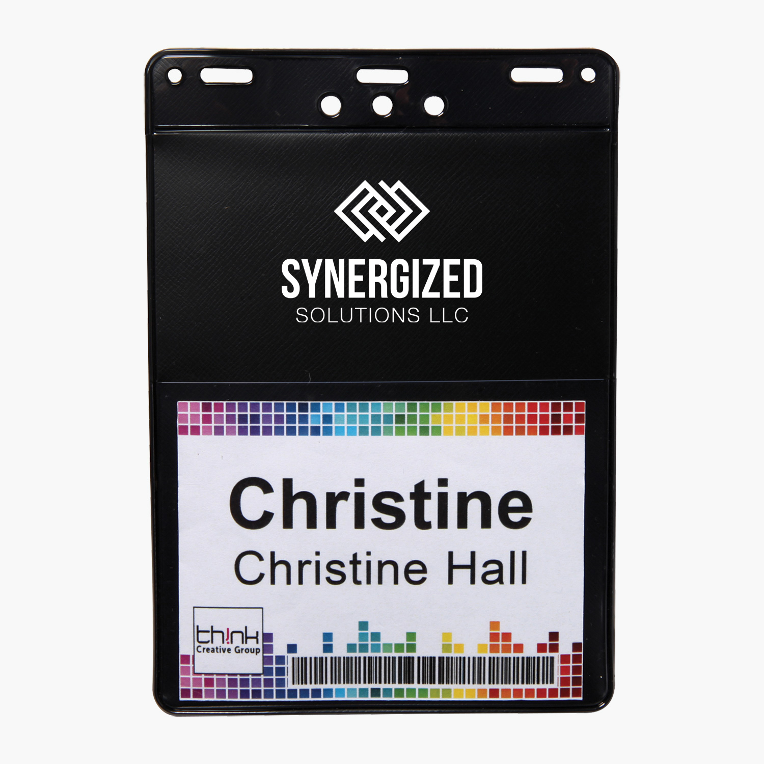 6 1/2 x 4 1/2 Trade Show Badge Caddy - Printed - Slotted, TSBC-PR-SLH ...