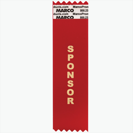 SPONSOR Ribbon - Vertical, V1-SPONSOR