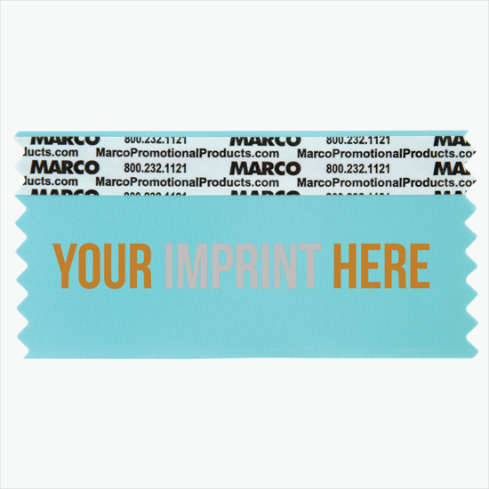 4 x 2 Horizontal Ribbon - Custom Title - 2 Color Imprint, H2-CUSTOM2C ...