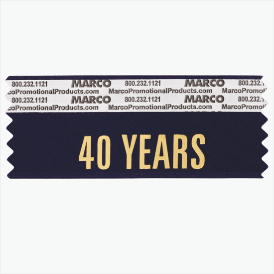 40 YEARS Ribbon H1-40YEARS