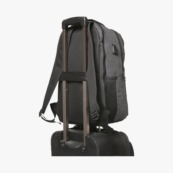 Overland 17 Computer Backpack w/USB Port, BK-18019 - Marco Promos