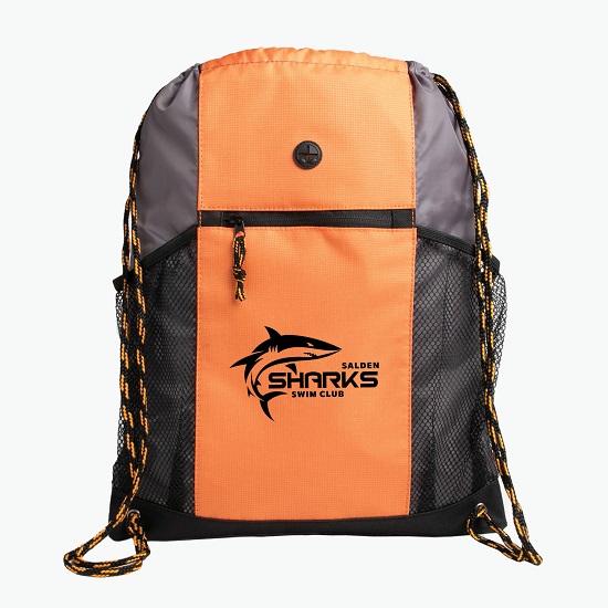 Two-Tone Pockets Drawstring Sportpack | Marco Promos