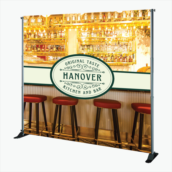 8' x 8' Backdrop Banner Stand, DY-23005 - MARCO Promos