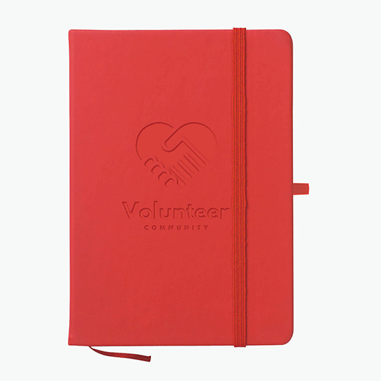 Jane 5 x 7 Journal - Debossed, WP-23006D - MARCO Promos