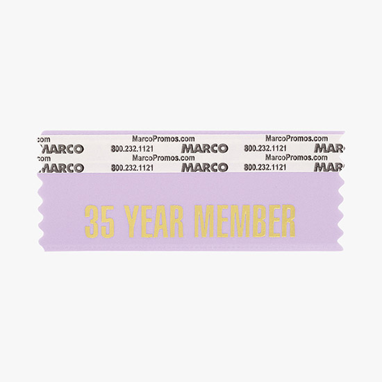 35 YEAR MEMBER Ribbon H1-35YEARMEMBER