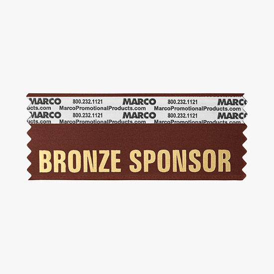 BRONZE SPONSOR Ribbon H1-BRONZESPONSOR