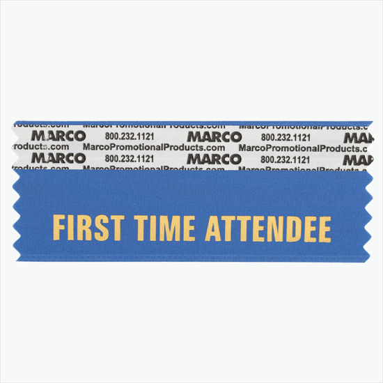 FIRST TIME ATTENDEE Ribbon - Horizontal, H1-FIRSTTIMEATT