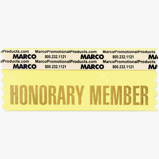 HONORARY MEMBER Ribbon - Horizontal, H1-HONORARYMEMBER