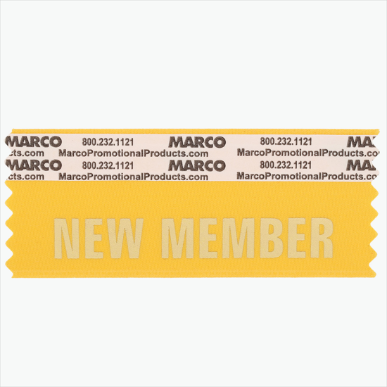 NEW MEMBER Ribbon - Horizontal, H1-NEWMEMBER