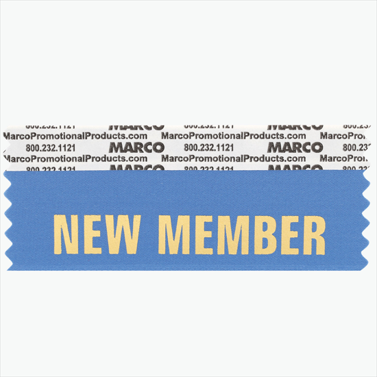NEW MEMBER Ribbon - Horizontal, H1-NEWMEMBER