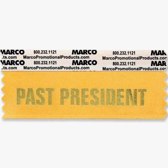 PAST PRESIDENT Ribbon - Horizontal, H1-PASTPRESIDENT