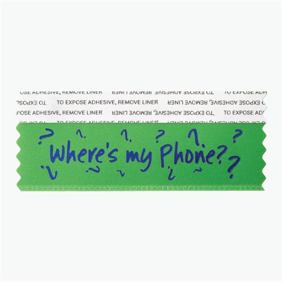 100 Assorted Phone Humor Ribbons with Case | Marco Promos