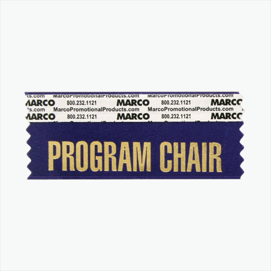 PROGRAM CHAIR Ribbon - Horizontal, H1-PROGRAMCHAIR