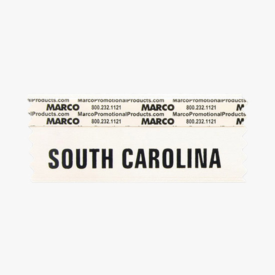 SOUTH CAROLINA Ribbon - Horizontal, H1-SOUTHCAROLINA