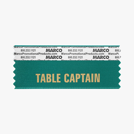 TABLE CAPTAIN Ribbon - Horizontal, H1-TABLECAPTAIN