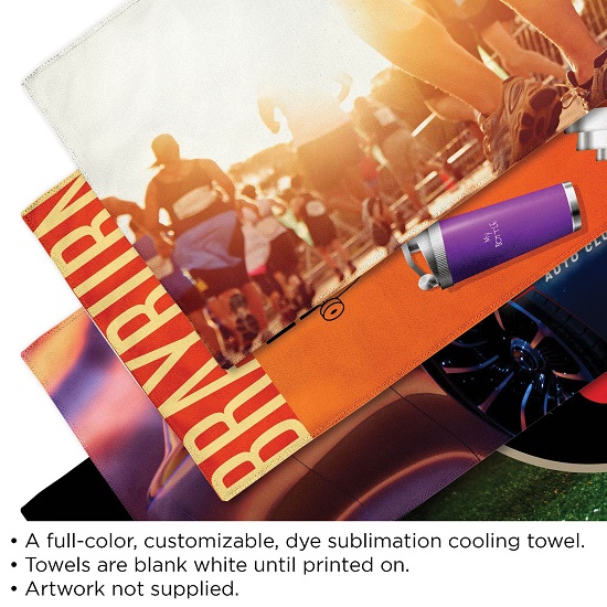 Very Kool Cooling Towel - Full Color, OD-16002FC - MARCO Promos