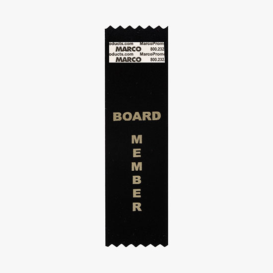 BOARD MEMBER Ribbon - Vertical, V1-BOARDMEMBER - Marco Promos